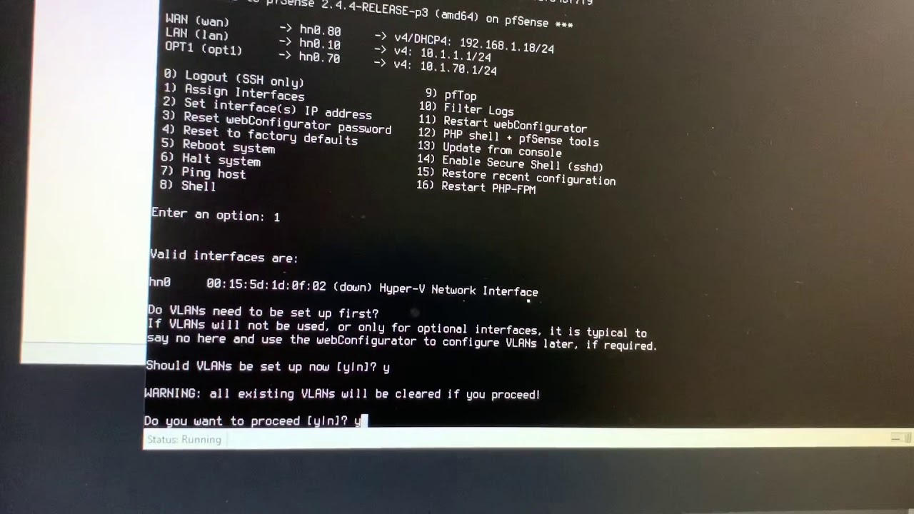 Netgear switch 809e with one nic pfsense firewall - YouTube