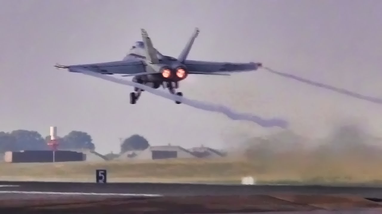 U.S. Fighter Jets Train In U.K. 2018 - YouTube