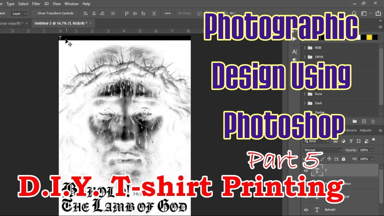 Step by Step Guide on How to Make One Color Stencil Using Photoshop ...