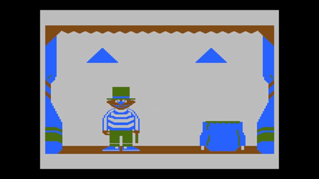 Ernie's Magic Shapes for the Atari 8-bit family - YouTube