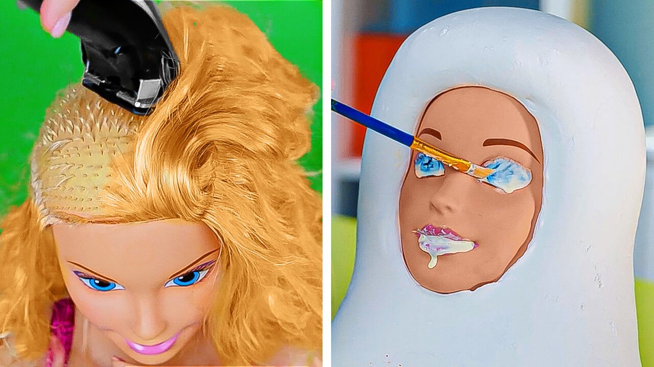 Stunning Doll Makeover Transformation - YouTube