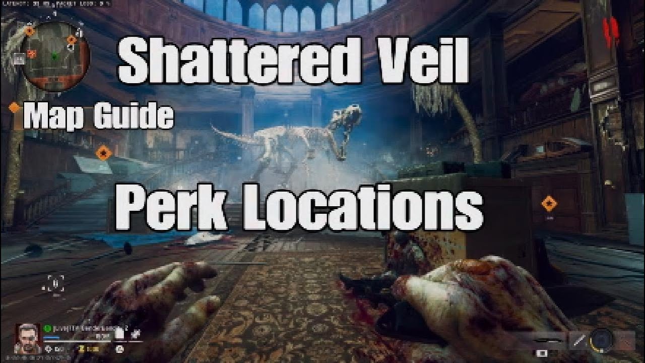Shattered Veil Perk Locations & Map Walkthrough & Audio Logs|Black ops ...