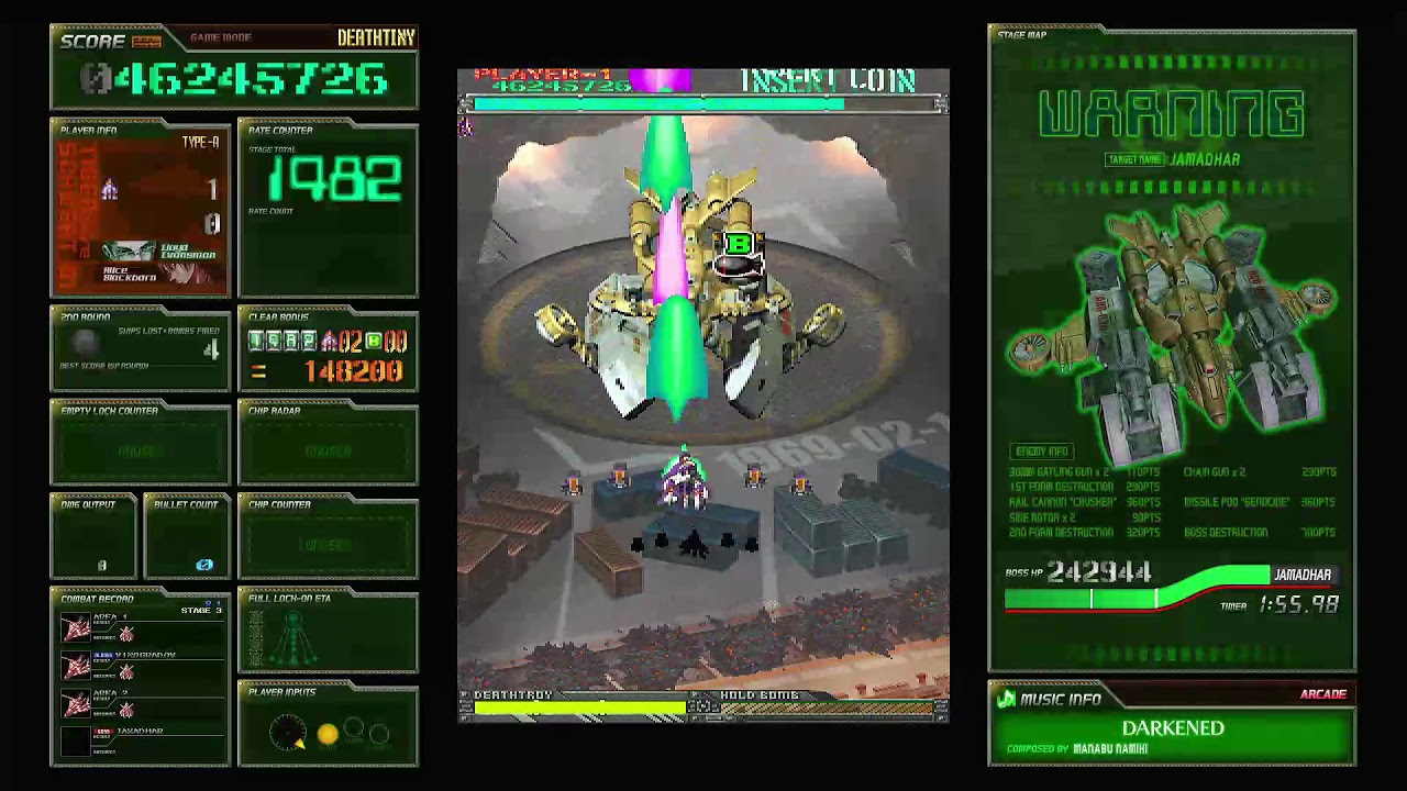 Ketsui Deathtiny 1-ALL 1CC - YouTube