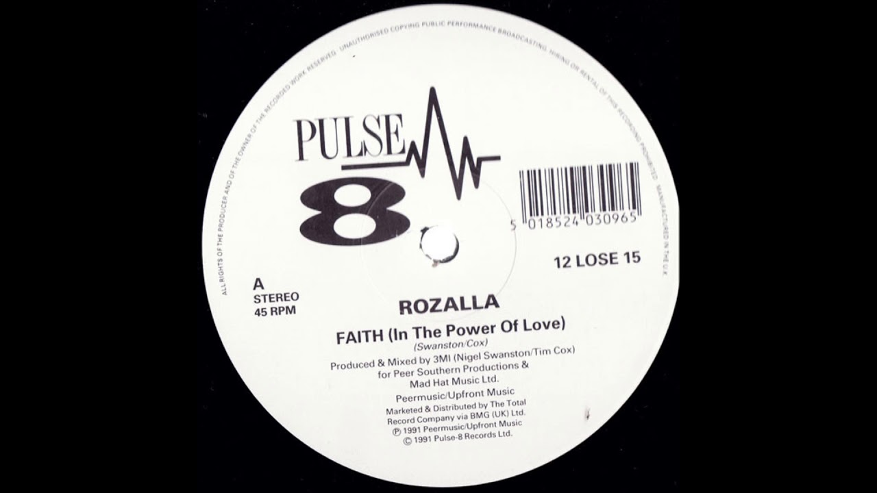 Rozalla - Faith (In The Power Of Love) (12'' Version) - YouTube