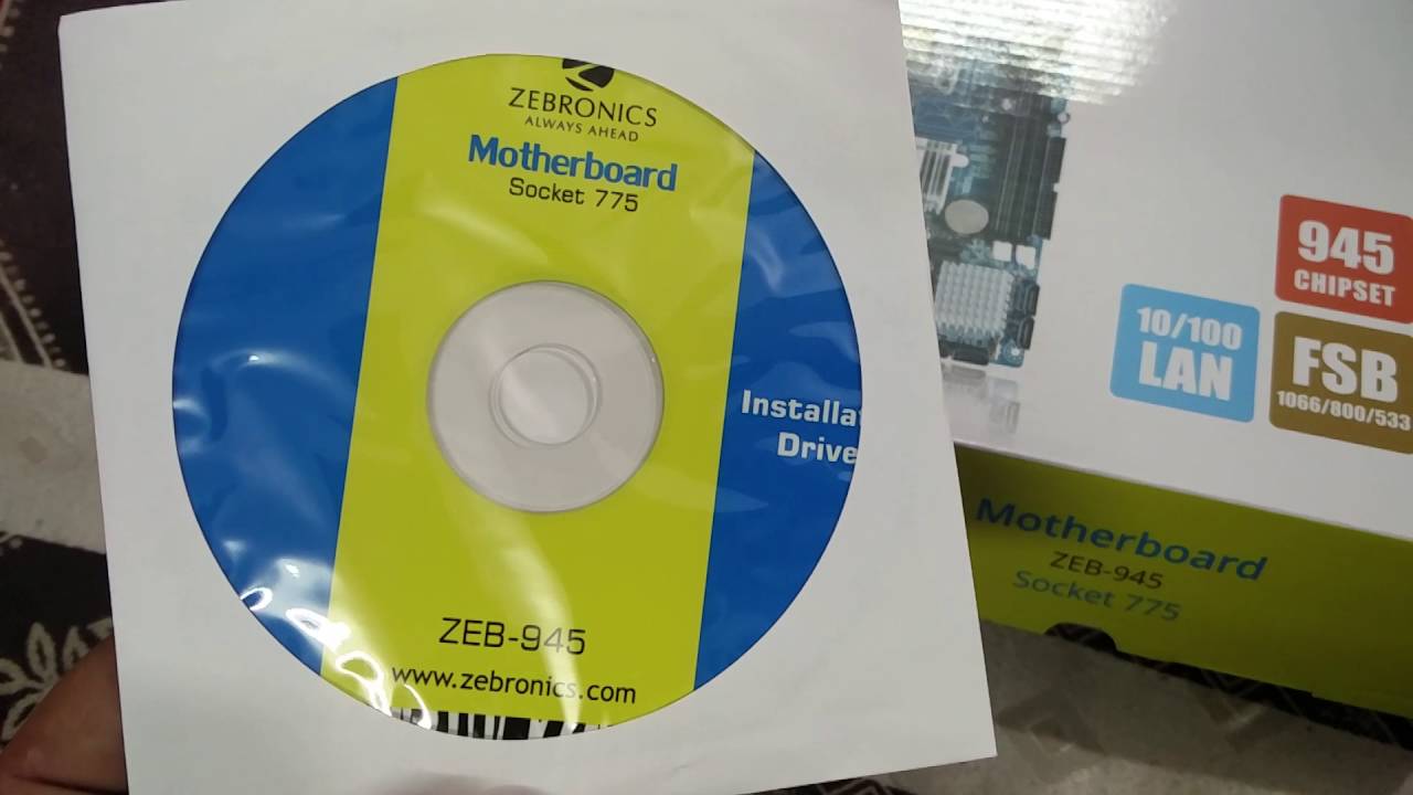 Unboxing zebronics 945 motherboard for LGA 775 - YouTube