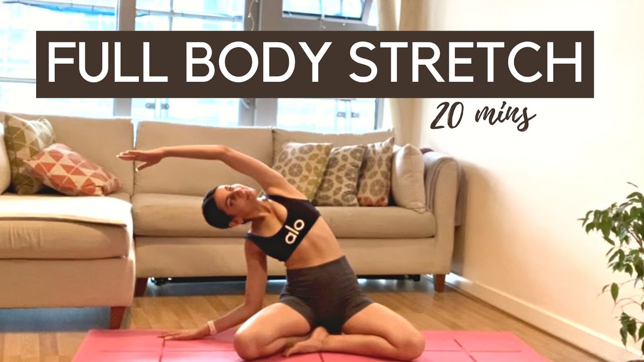 20 Minute Full Body Stretch || Feel Good Stretch *At Home* - YouTube