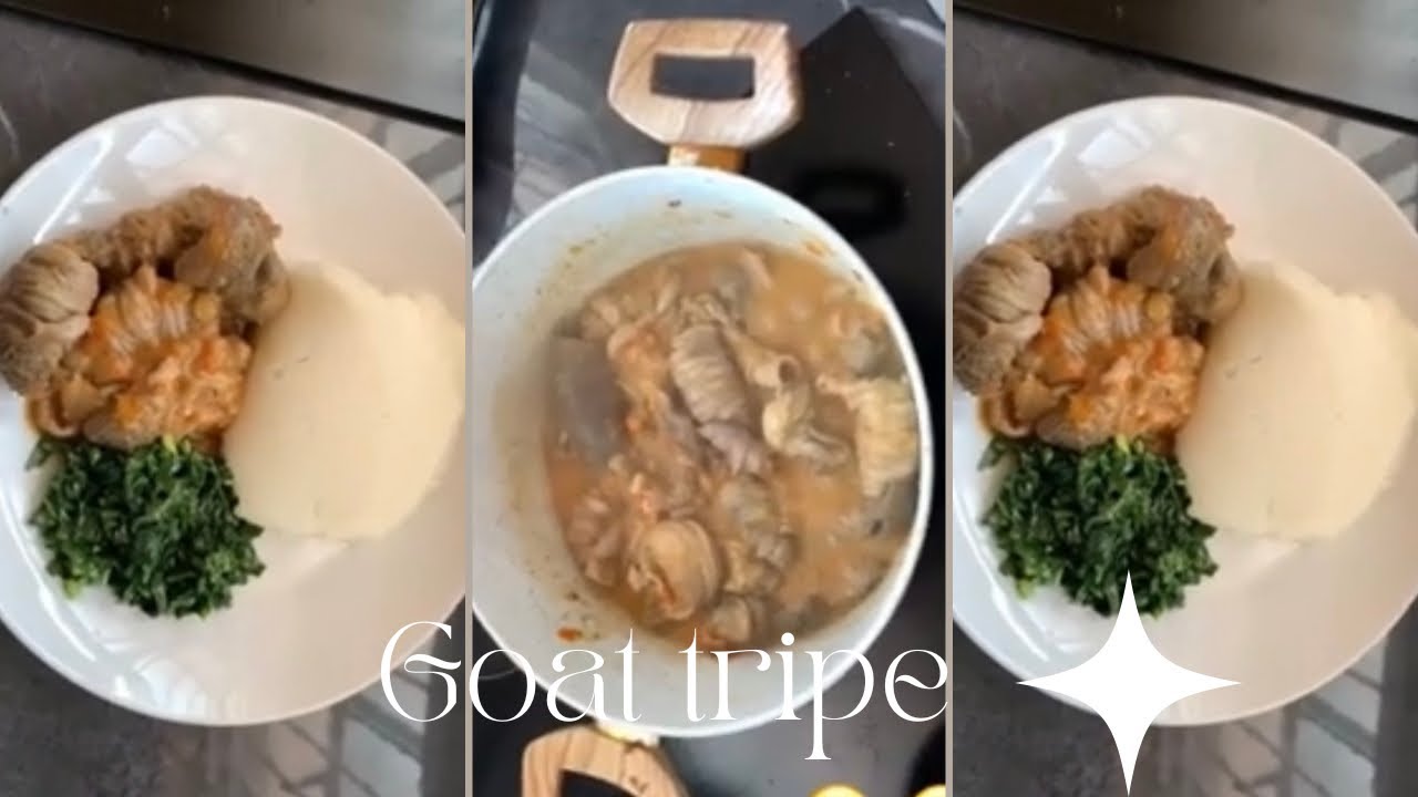 How to prepare and cook goat tripe/zvinyenze/ - YouTube