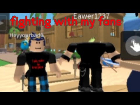 Fighting Fans in MM2 - YouTube