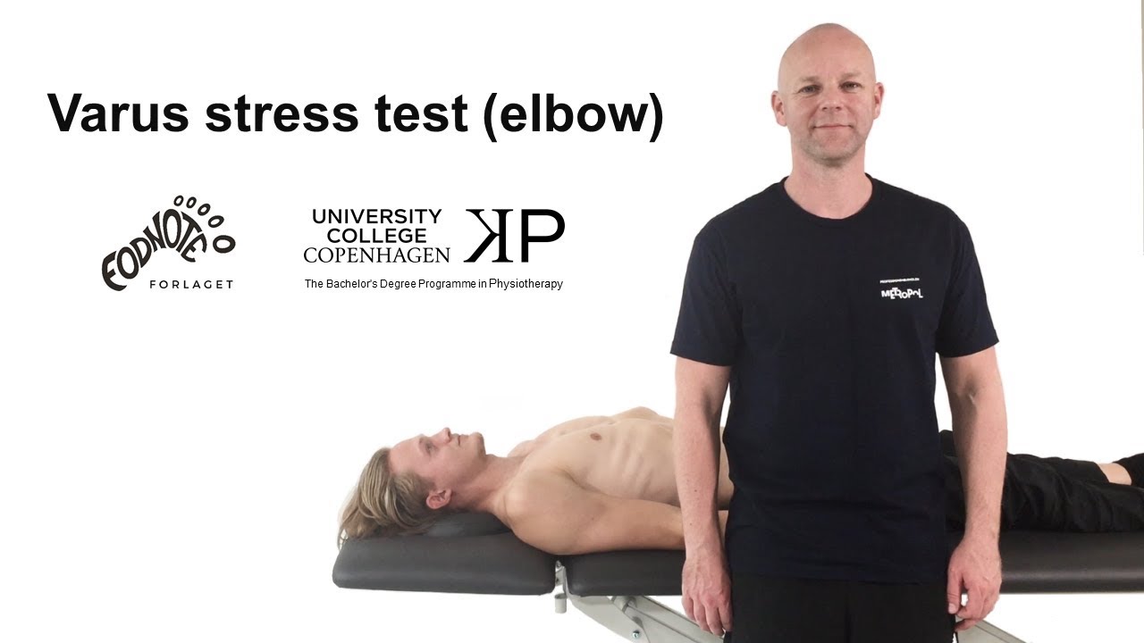 Elbow - Varus Stress Test - YouTube