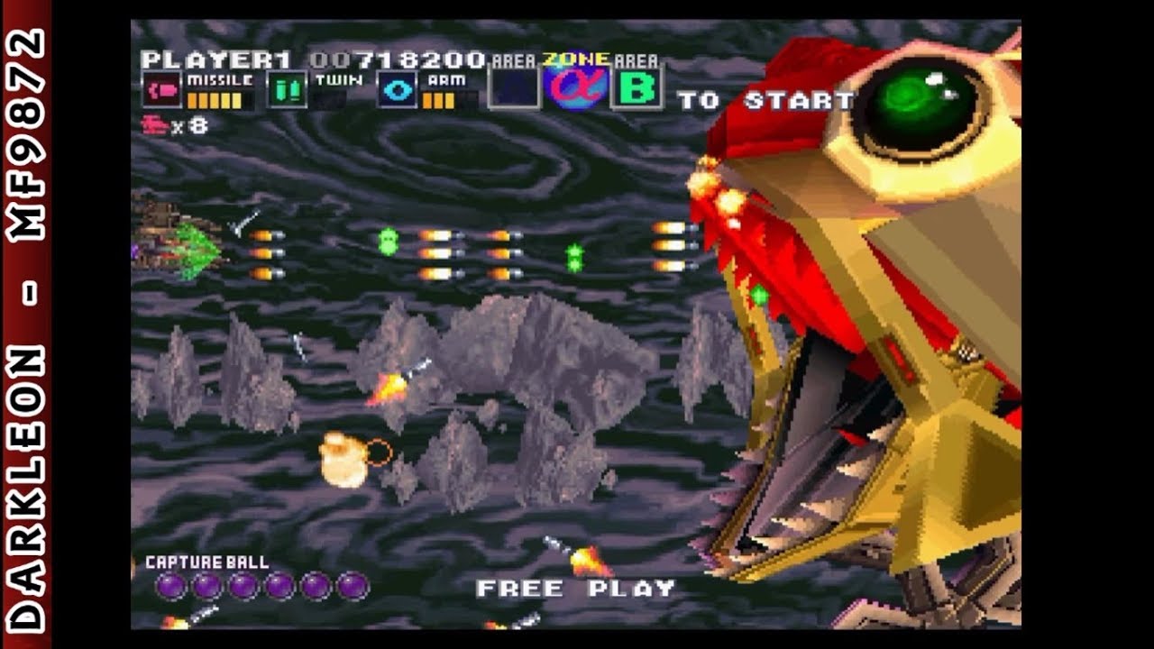 PlayStation - G Darius (1996) - YouTube