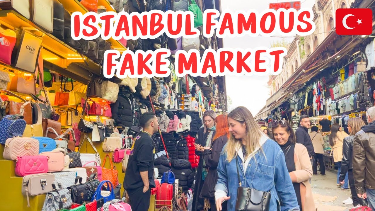 Turkey Istanbul Grand Bazaar Fake Designer Brands Market | Walking Tour ...