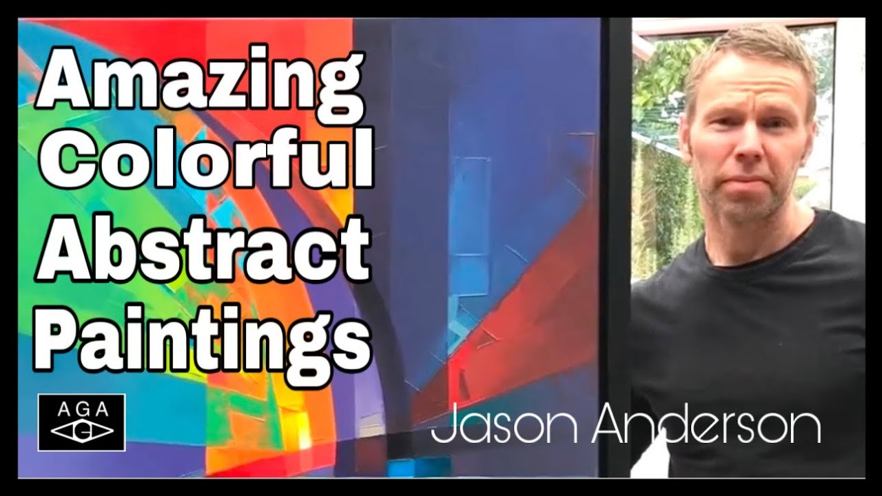 Incredible Colorful Abstract Art Painting By Jason Anderson - YouTube