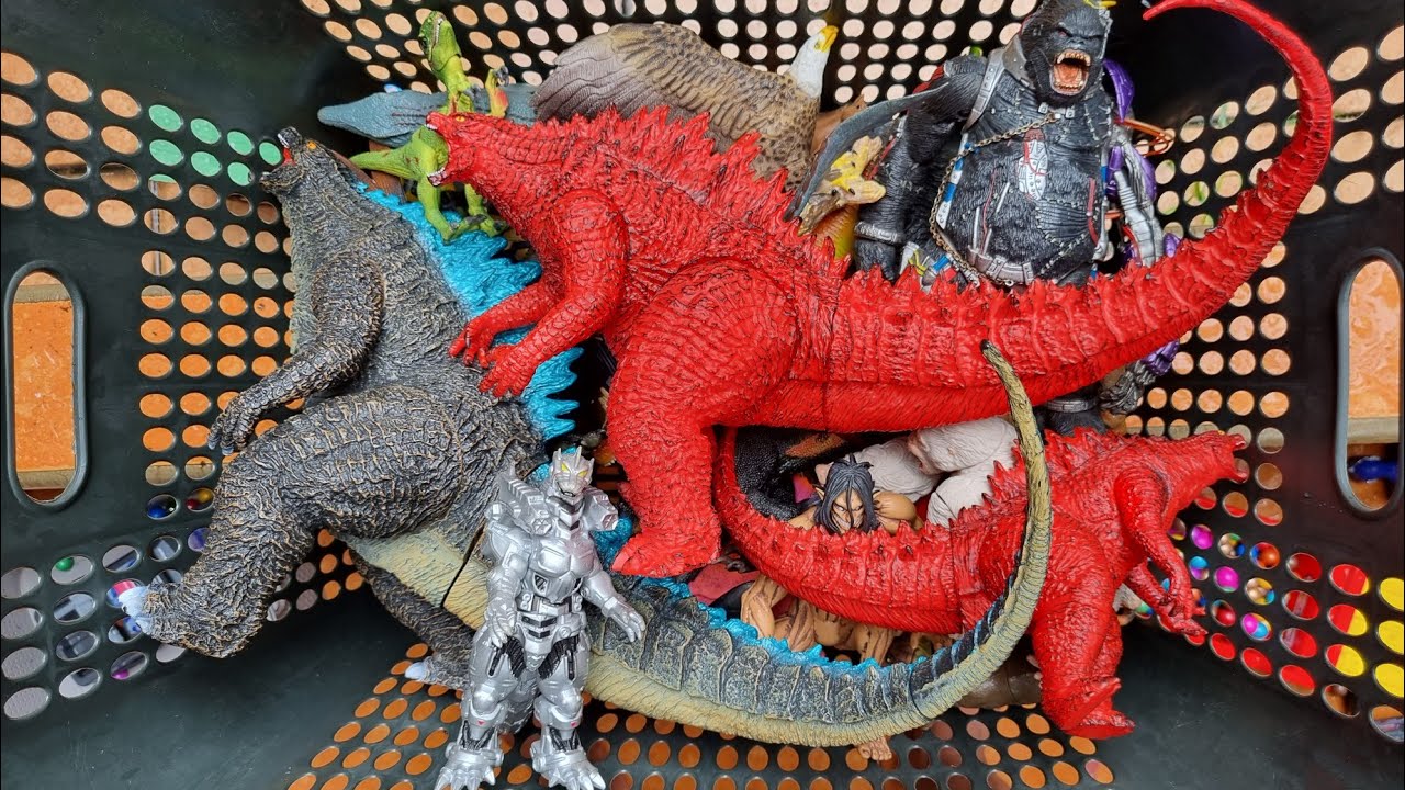 Godzilla vs Kong Toy/Godzilla Action Figure/Unboxing Godzilla Toy ...