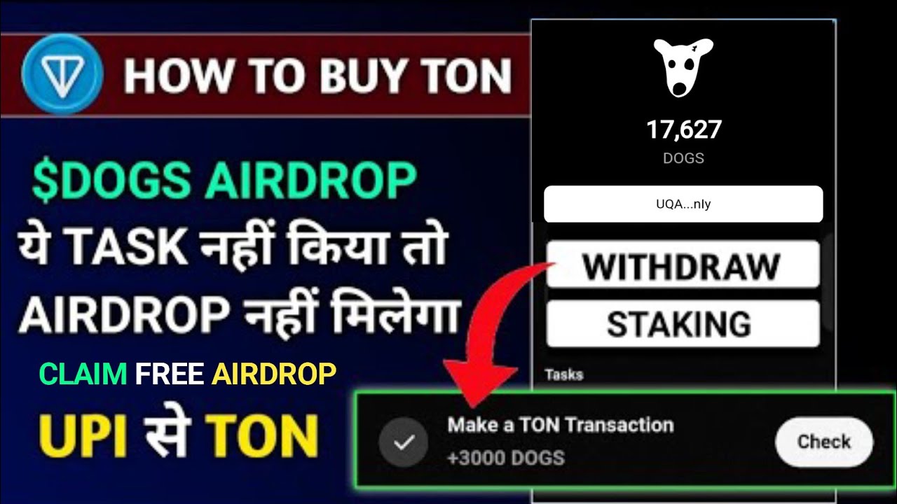 DOGS Airdrop New Task | How to buy P2P Ton coin in telegram | DOGS ...