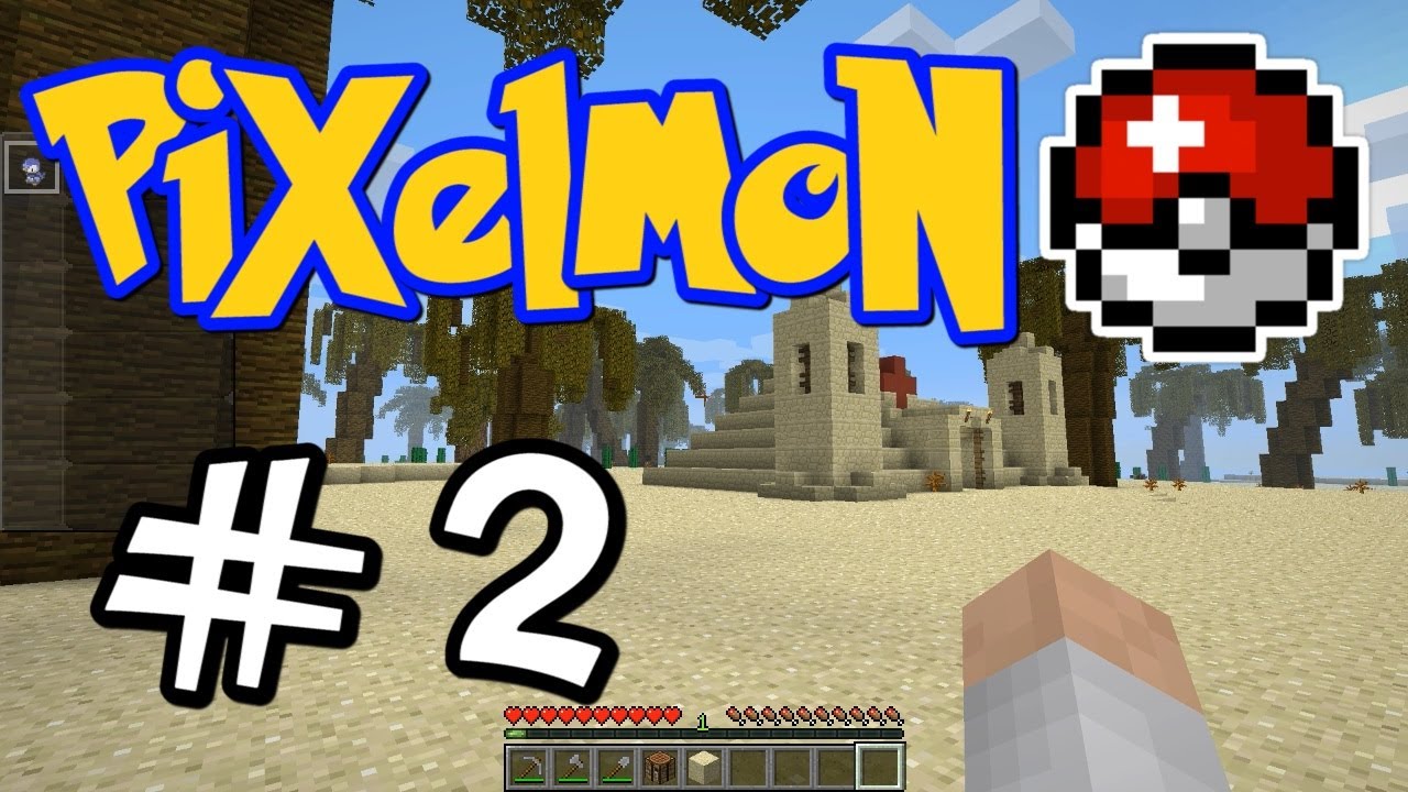 Minecraft Pixelmon - E02 "Desert Isle!" (Pokemon Mod for Minecraft ...