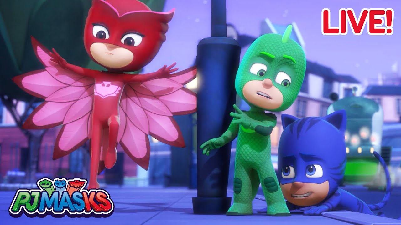 🔴 LIVE! PJ Masks Full Episodes 🔴 | Owlette in the sky! + More superhero ...