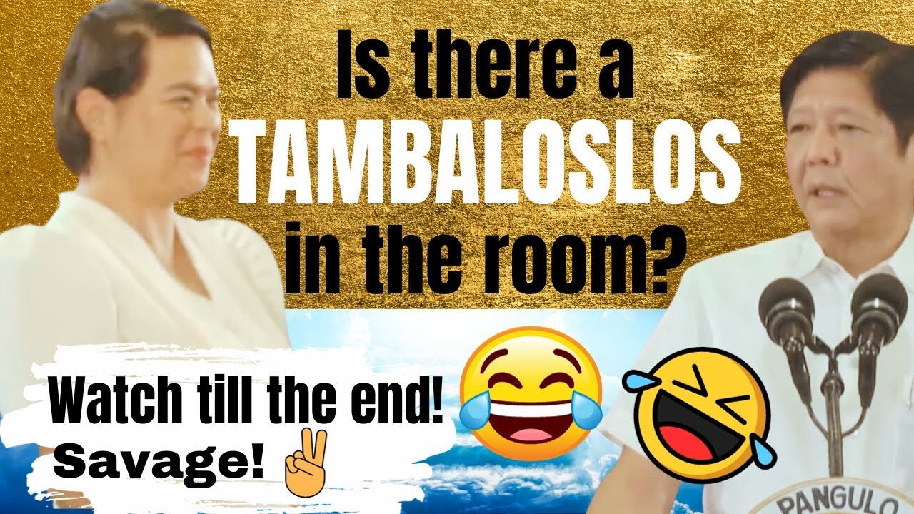 VP Sara Duterte, Merong bang Tambaloslos in the Room or Busy Lang ...