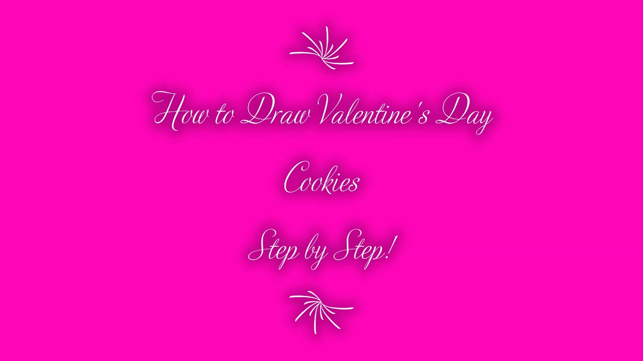 How to Draw Valentine's Day Cookies Step by Step! Please Subscribe My ...