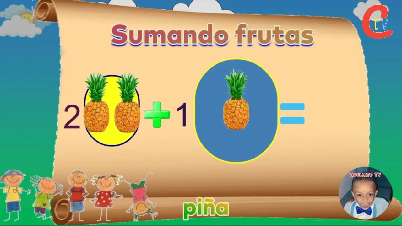 Suma de frutas | Desde 2 hasta 10 | Compilación - YouTube