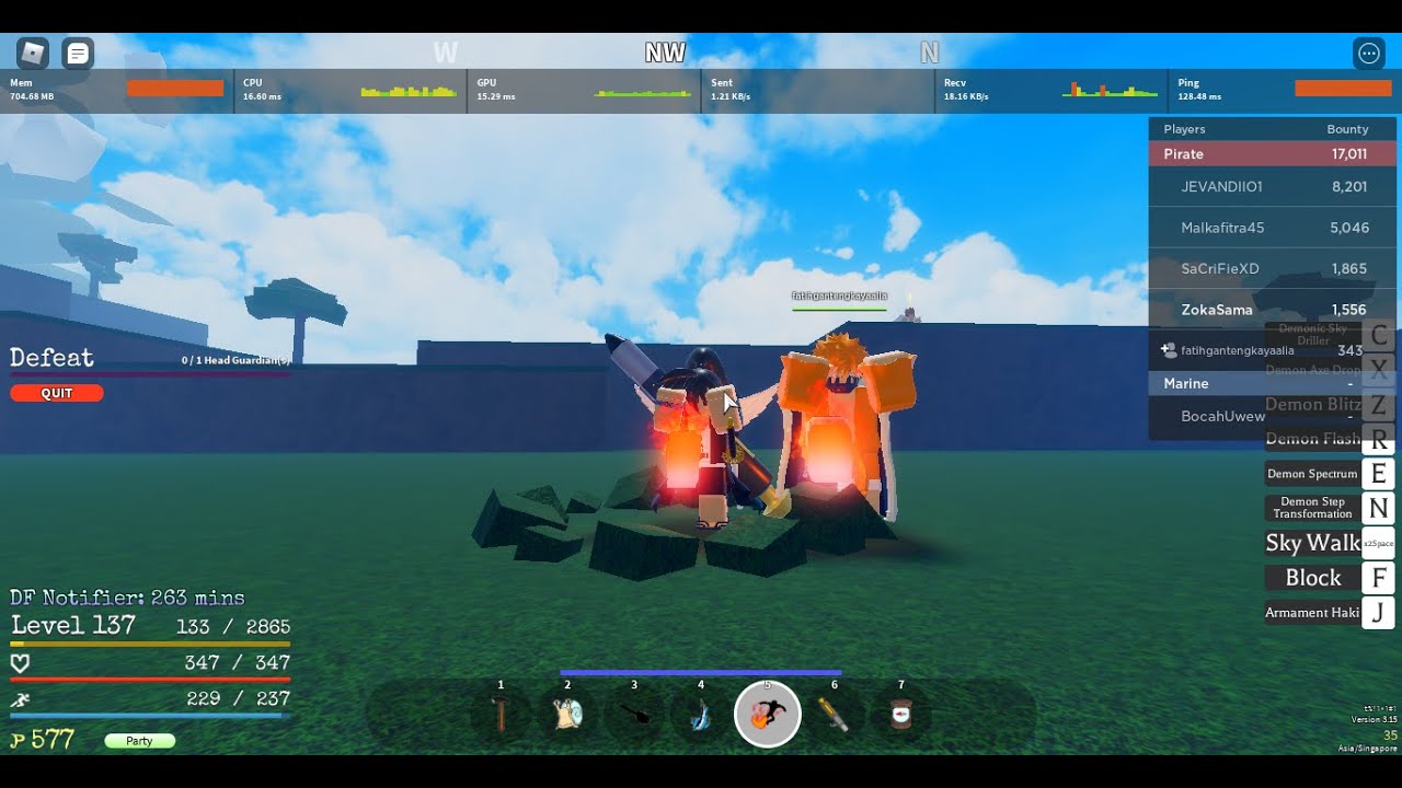 GPO Demon Step(diable jump) Showcase - YouTube