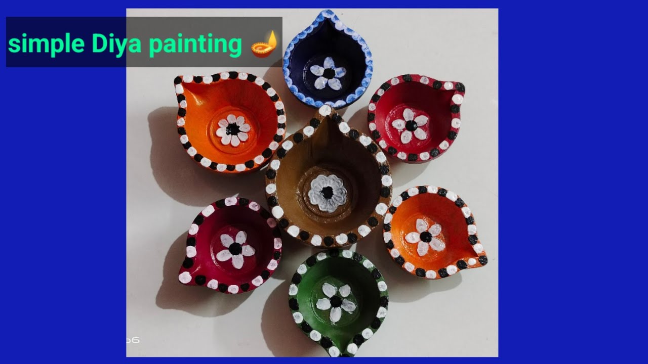 Simple Diya painting|| Diwali decoration ideas #diwalispecial # ...