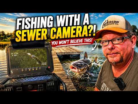 We Used a Sewer Camera to Spy on Fish?! 🤯 From a Shower Drain to a Big Pond!