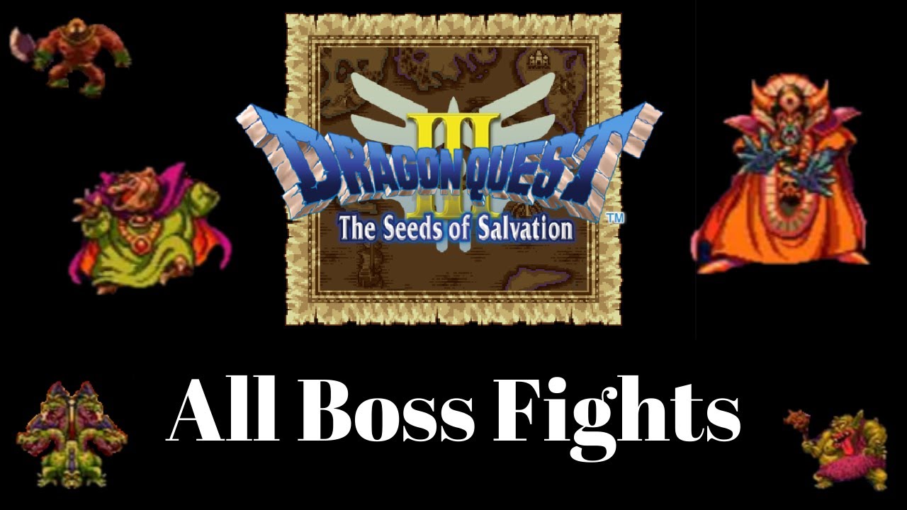 Dragon Quest 3 All Boss Fights [DQ3 Boss Battle] (Smartphone) - YouTube