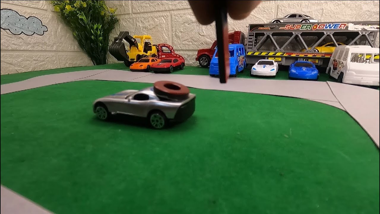 Moving toy cars using magnet for Kids - YouTube
