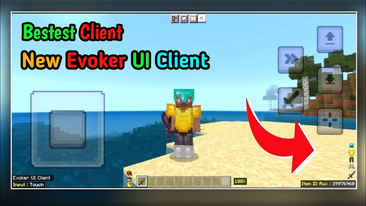 New Evoker UI Client For Minecraft Pocket Edition - YouTube
