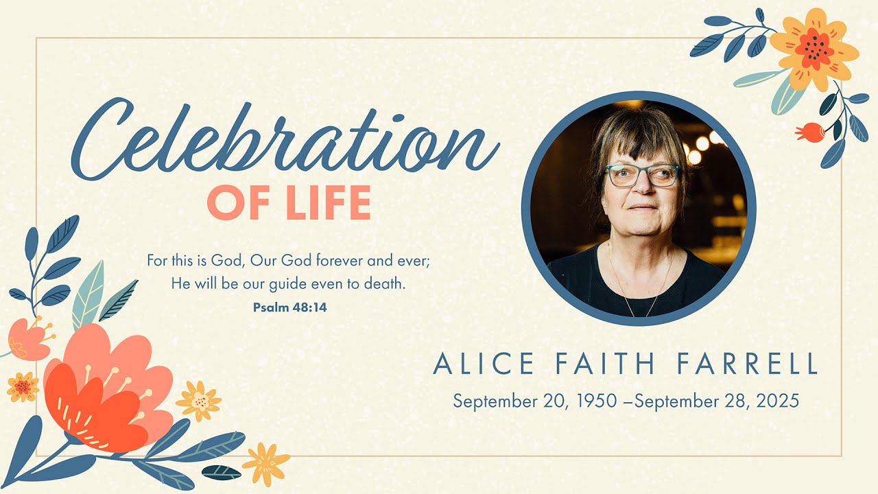Celebration of Life - Alice Farrell - YouTube
