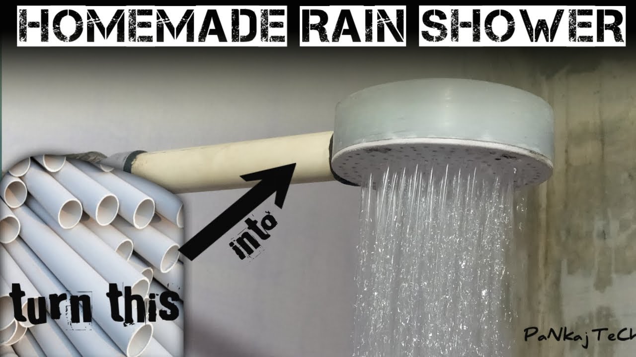 How to make rain shower at home || rain shower kaise banaye || Custum ...