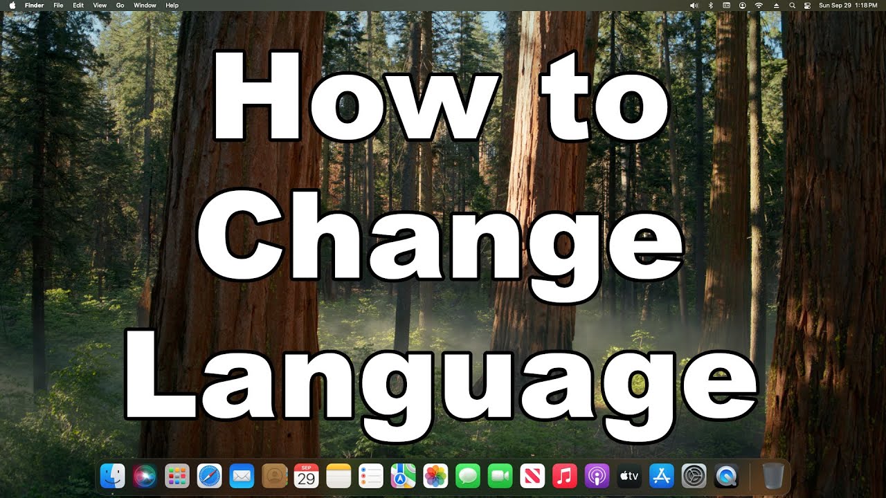 How To Change The System Language On Mac | macOS Settings | A Quick ...