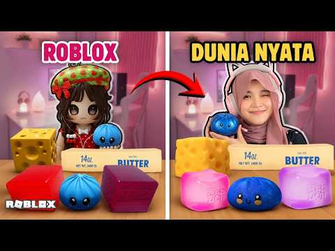 BATTLE ASMR SQUISHY VIRAL di ROBLOX vs DUNIA NYATA⁉️😍