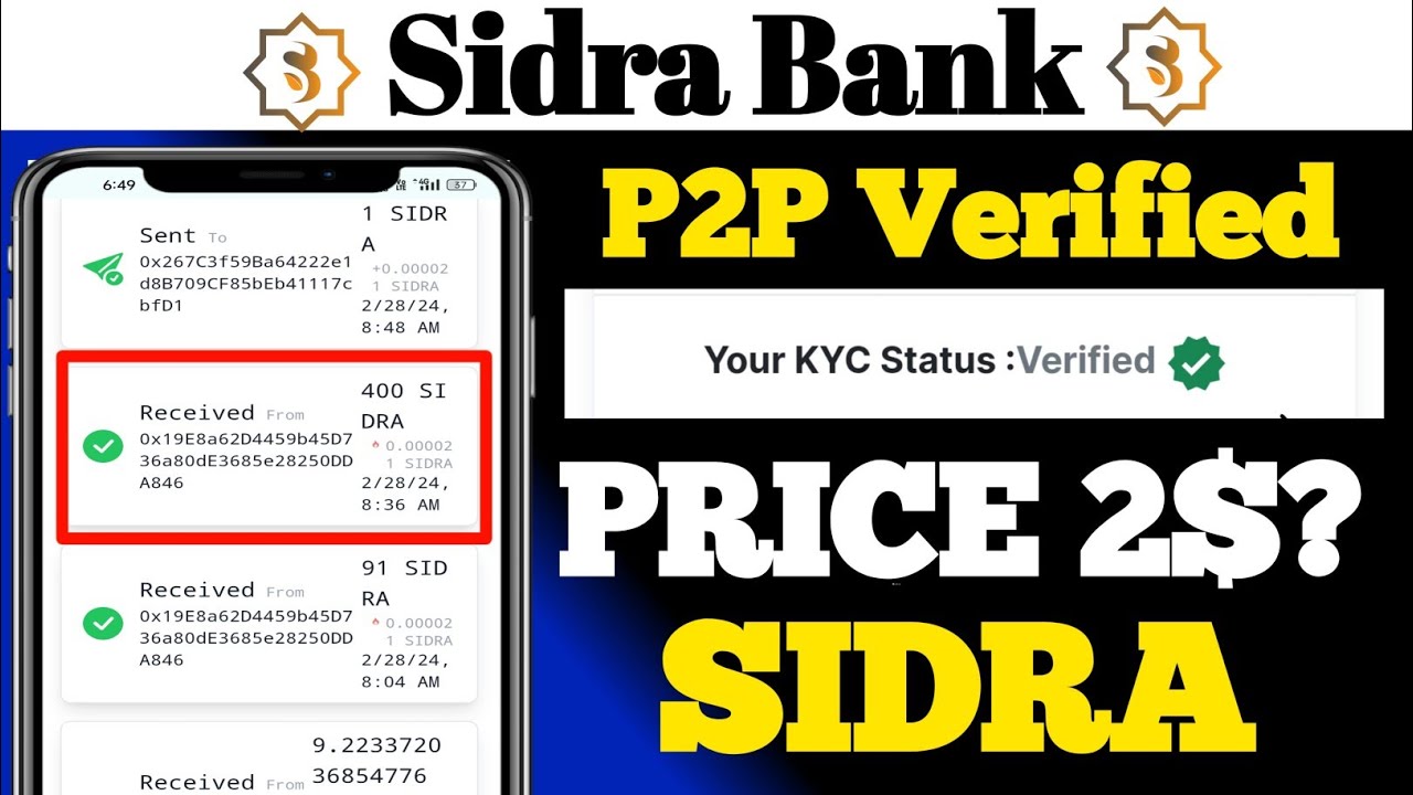 Sidra Bank New Updates||Sidra Chain New Updates||Sidra Bank P2P ...