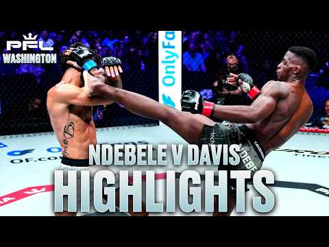 ONE TO WATCH! 👀 | Nkosi Ndebele v Brandon Davis - Fight Highlights | PFL Washington