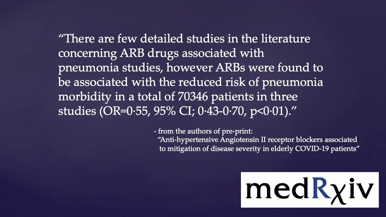 ACEi/ARBs and COVID-19: Assessing the Strength of Evidence - Medpage ...