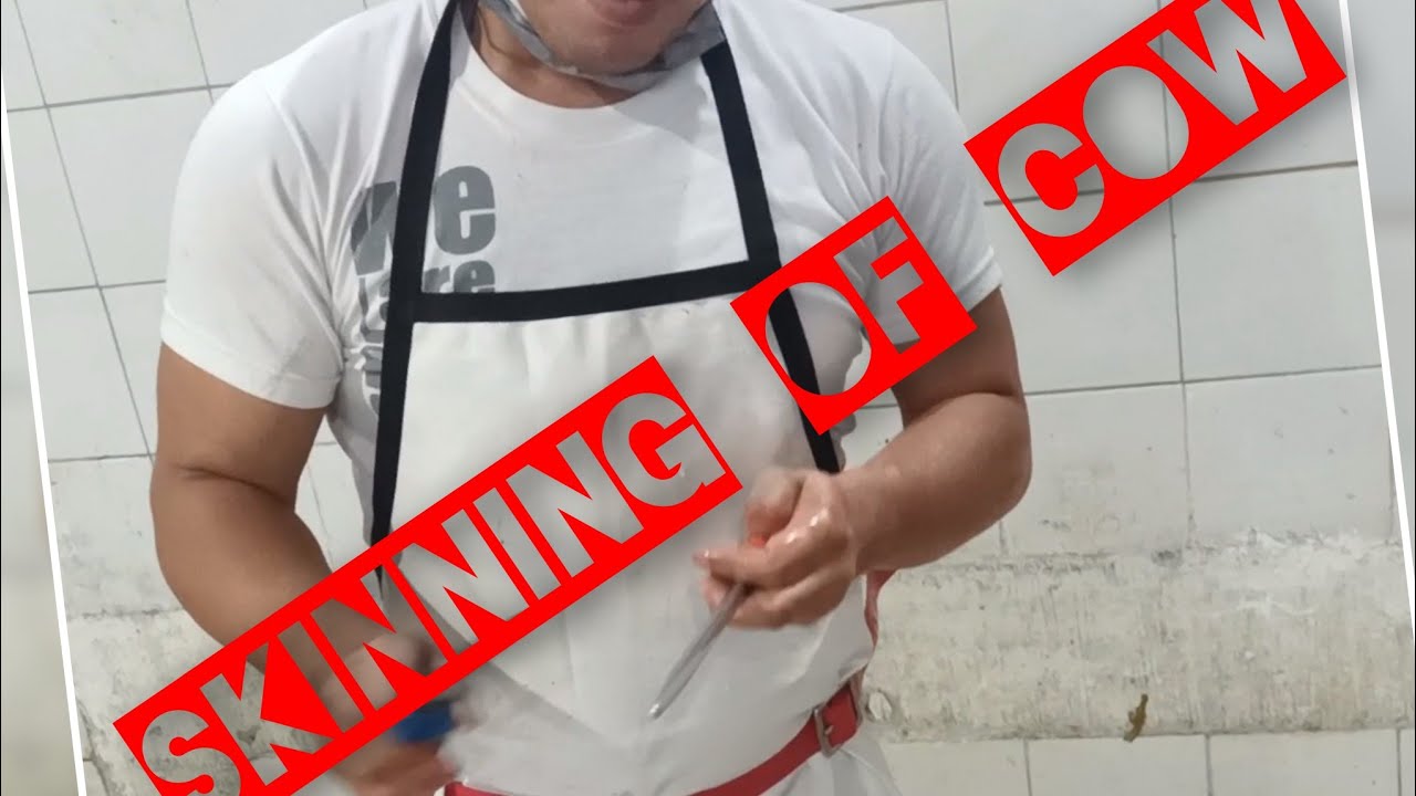 Skinning of cow - YouTube