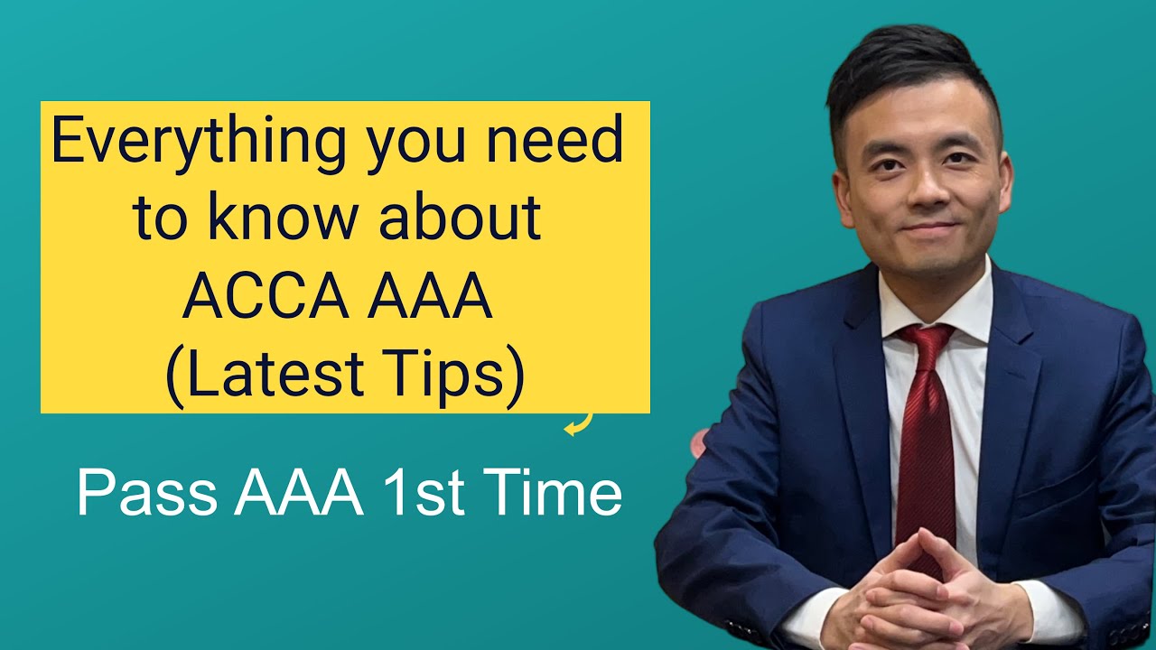 ACCA Advanced Audit and Assurance (AAA) Complete Guide in 2024 exams ...