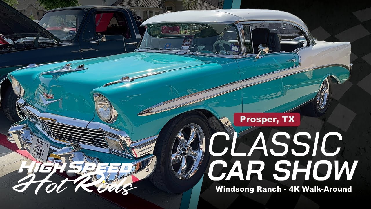 Hot Rods & Classic Muscle Cars @ Windsong Ranch, Prosper TX - 4K Walk ...