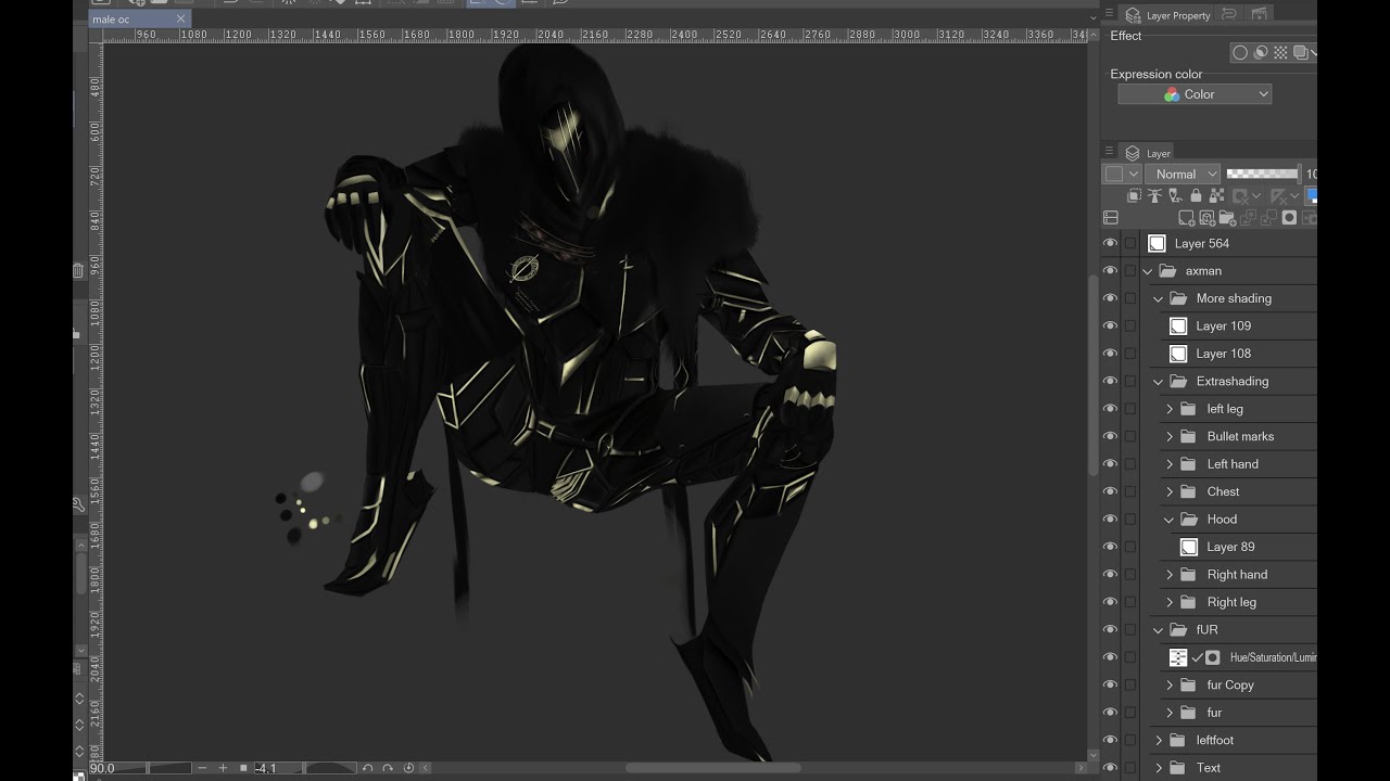Wip Shading Time lapse - YouTube