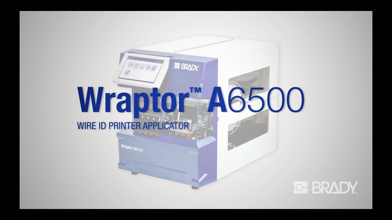 Brady's Wraptor A6500 Wrap Printer Applicator | Overview - YouTube