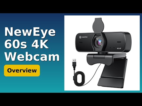 REVIEW (2026): NewEye 60s 4K Webcam. ESSENTIAL details.