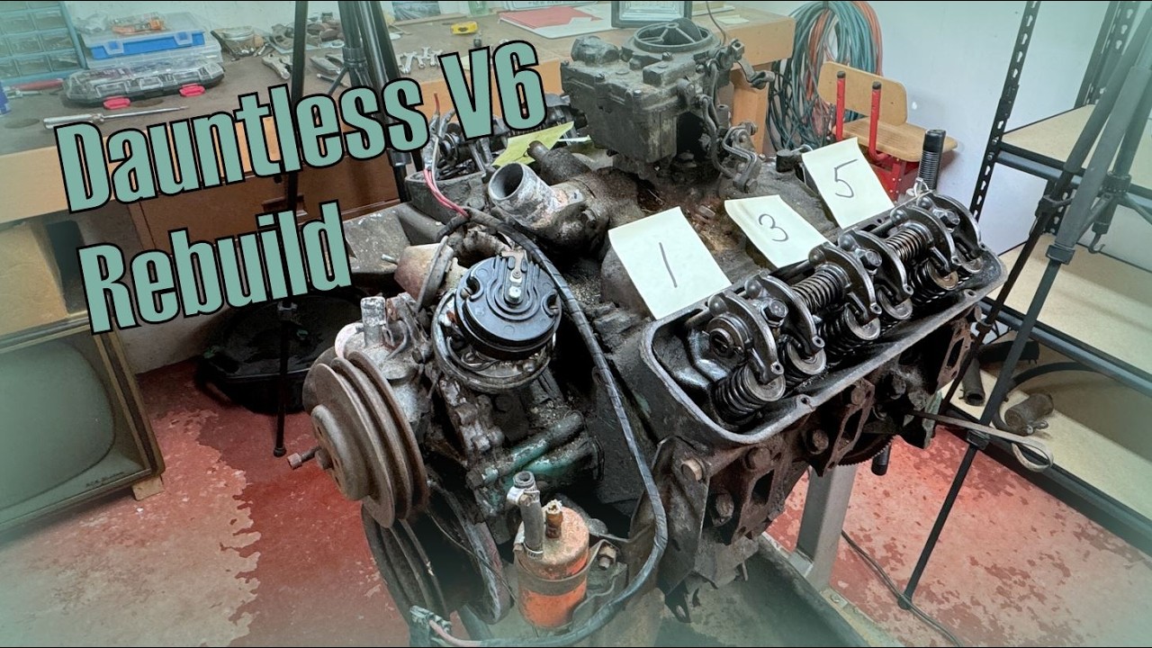 Ep7 Rebuilding the Dauntless V6 for my Jeep Restoration #jeep #engine ...