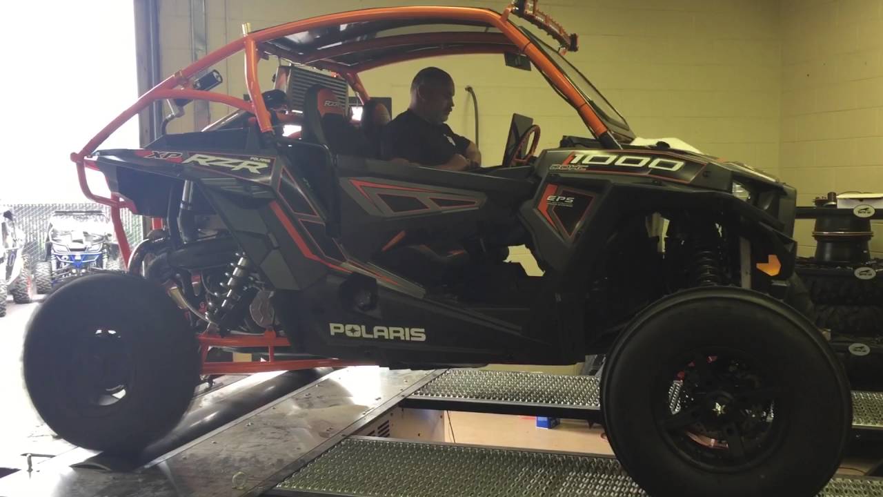 Big bore Highboost Packard turbo RzR Dyno - YouTube