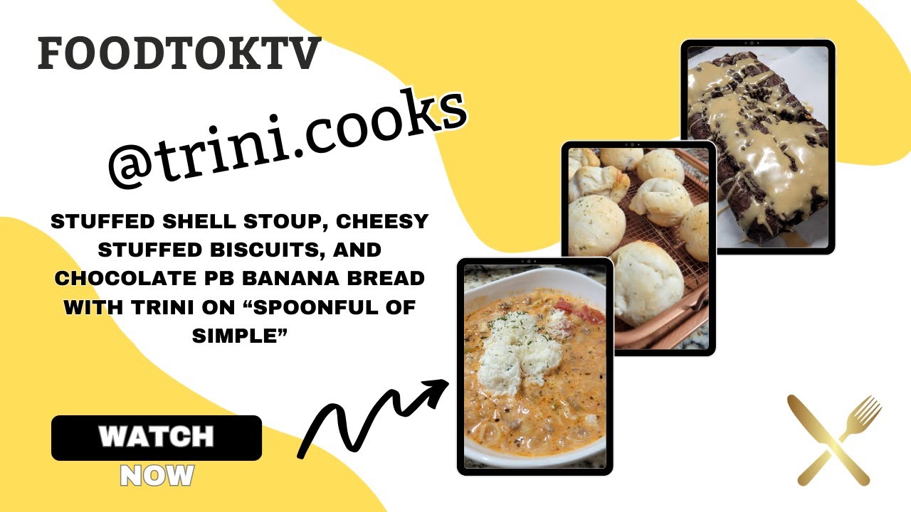 Stuffed Shell "Stoup" with Trini.Cooks on "Spoonful of Simple ...