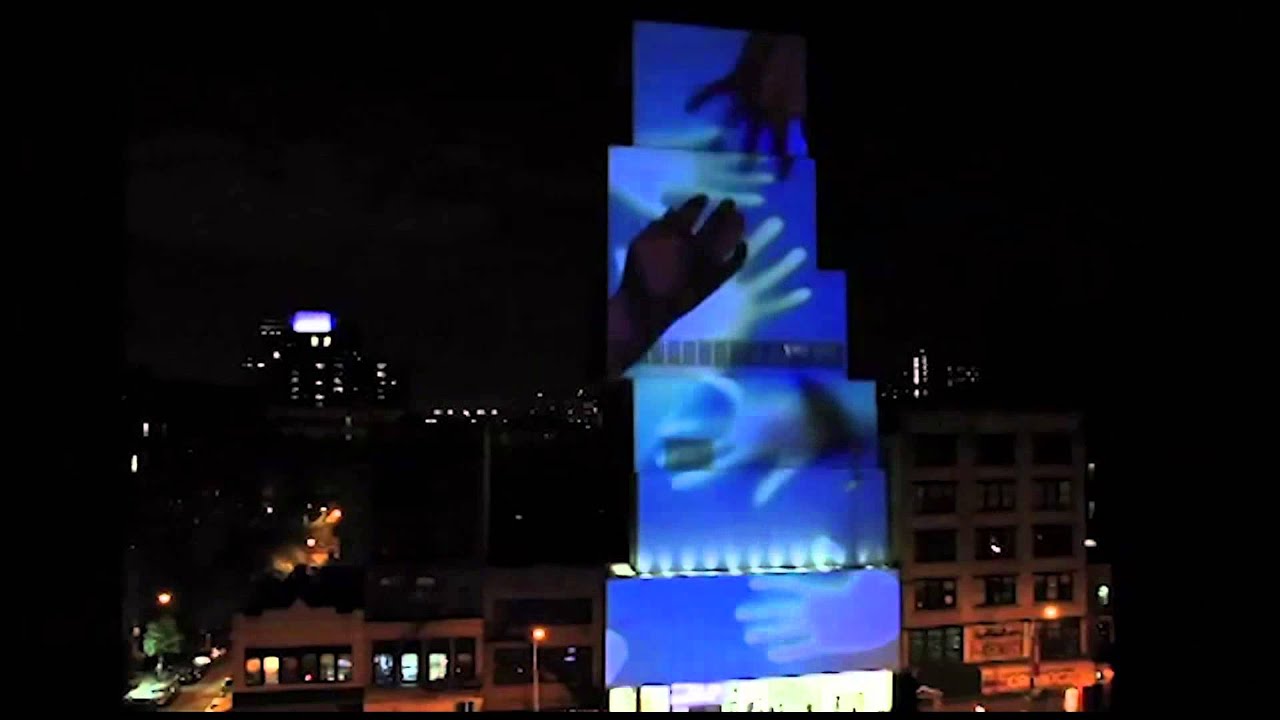 New Museum Projection Mapping - YouTube