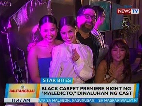 BT: Black carpet premiere night ng 'Maledicto,' dinaluhan ng cast - YouTube