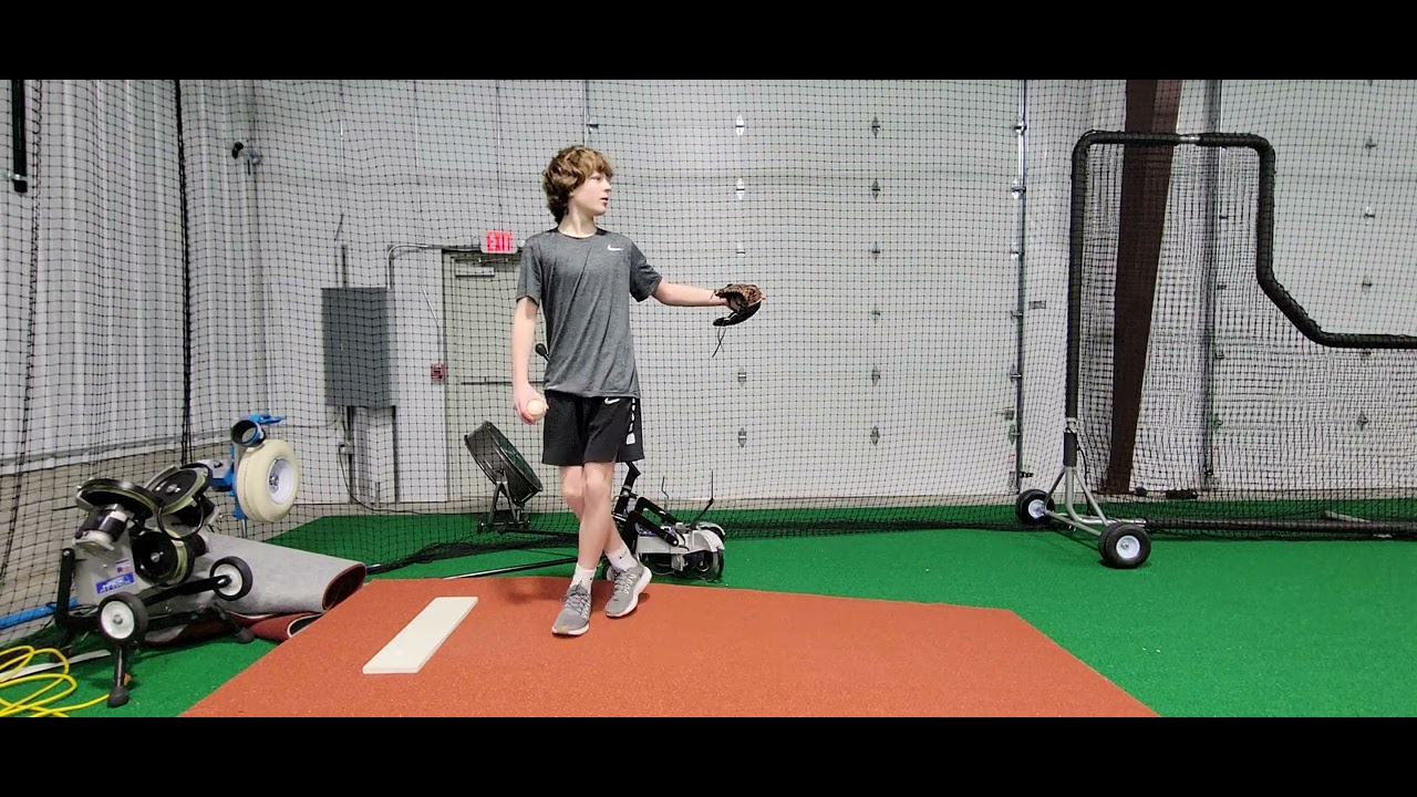 Jack Feb 26 pitching side view - YouTube