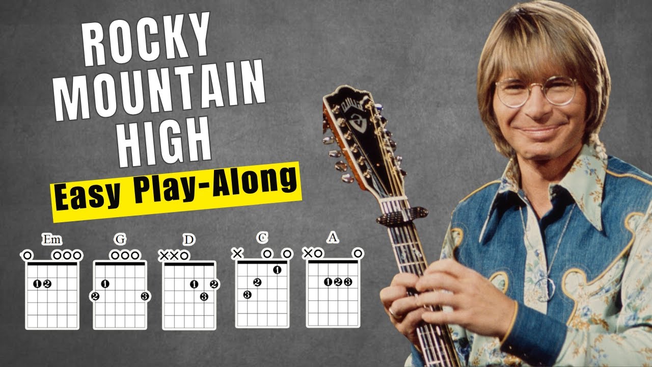 Rocky Mountain High Play Along With Chords Lyrics & Timing - YouTube