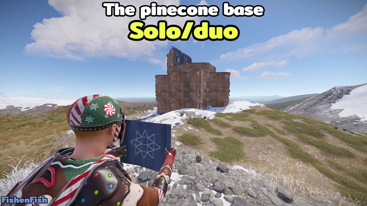 [Rust] The pinecone fort solo/duo (Compact) - YouTube